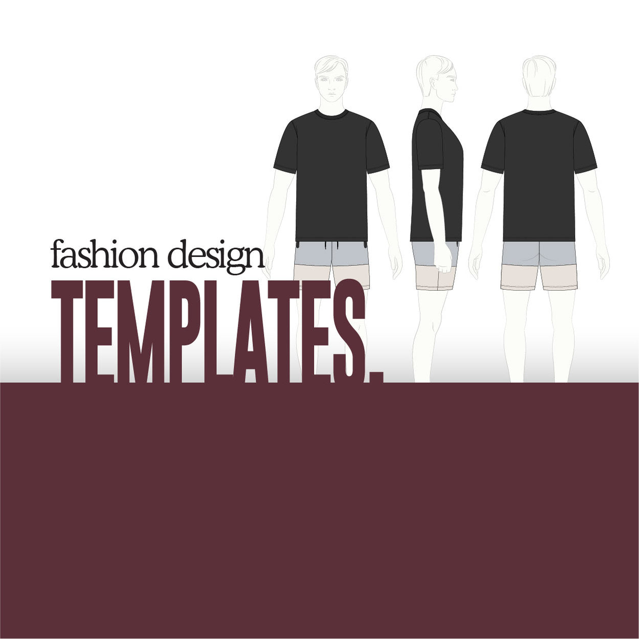 Fashion Design Templates - Clothing, Flat Sketch, and Illustration