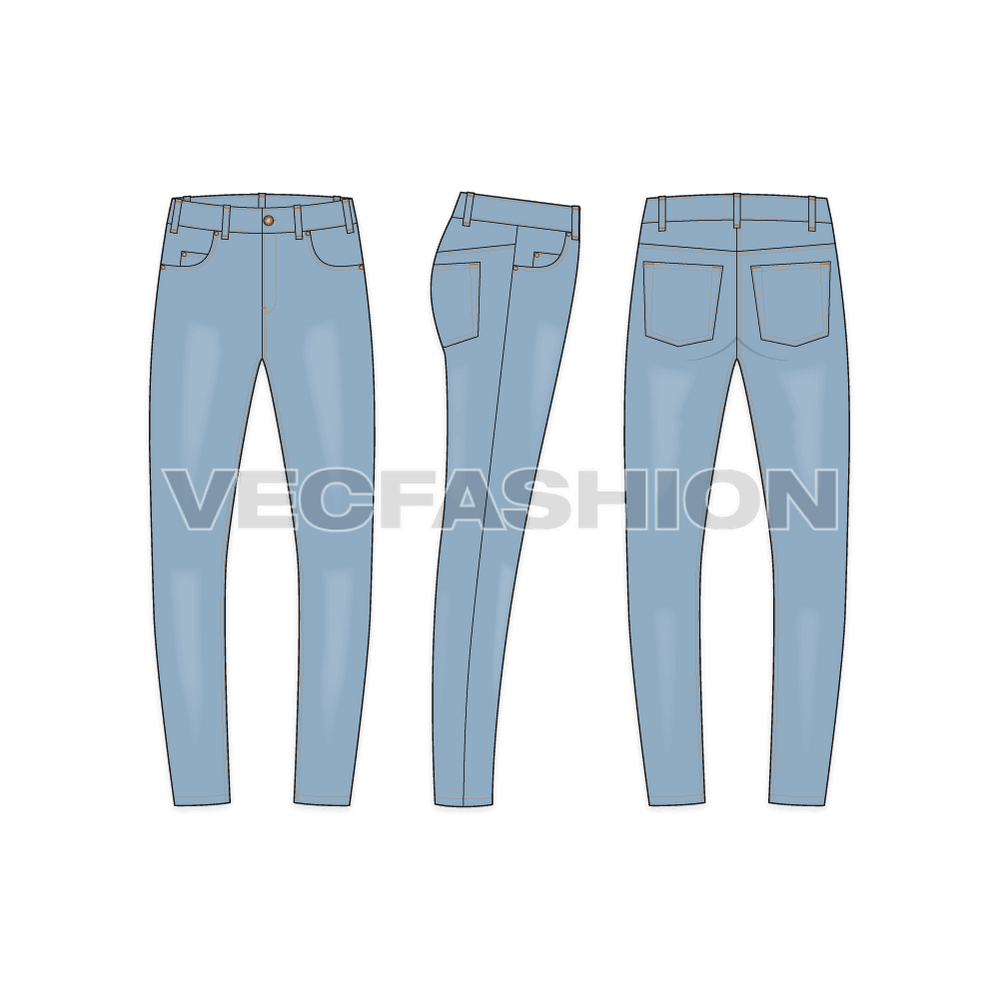 Mens Cropped Oversized Jacket Fashion Design Template - VecFashion