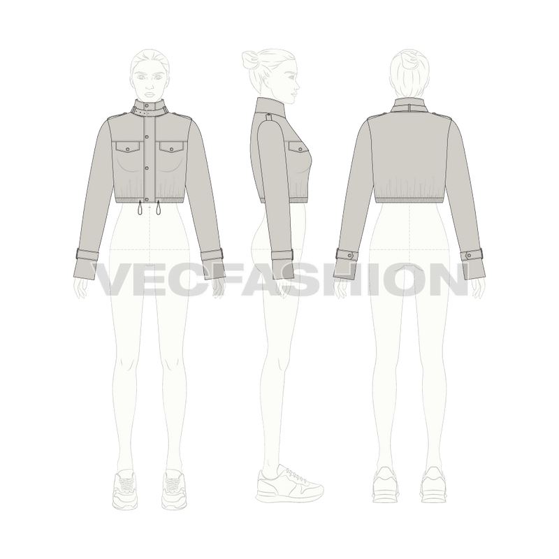 Download Flat sketches, Order Custom Vectors and Garment Techpacks