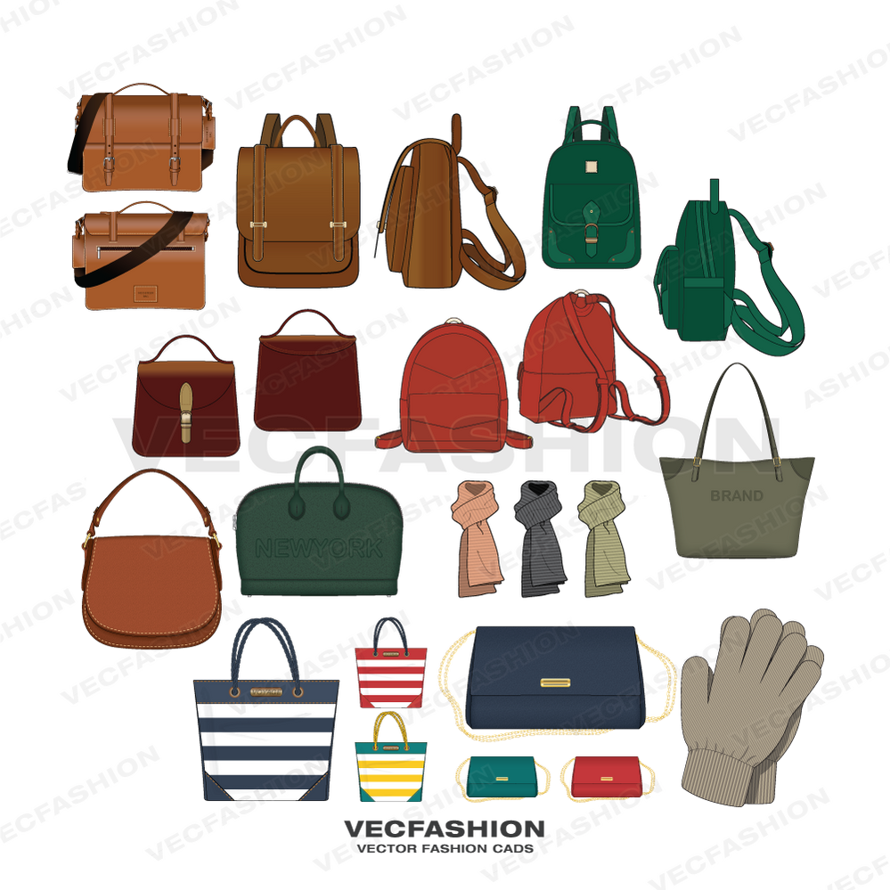 Bags, Accessories & Headwear Bundle - VecFashion