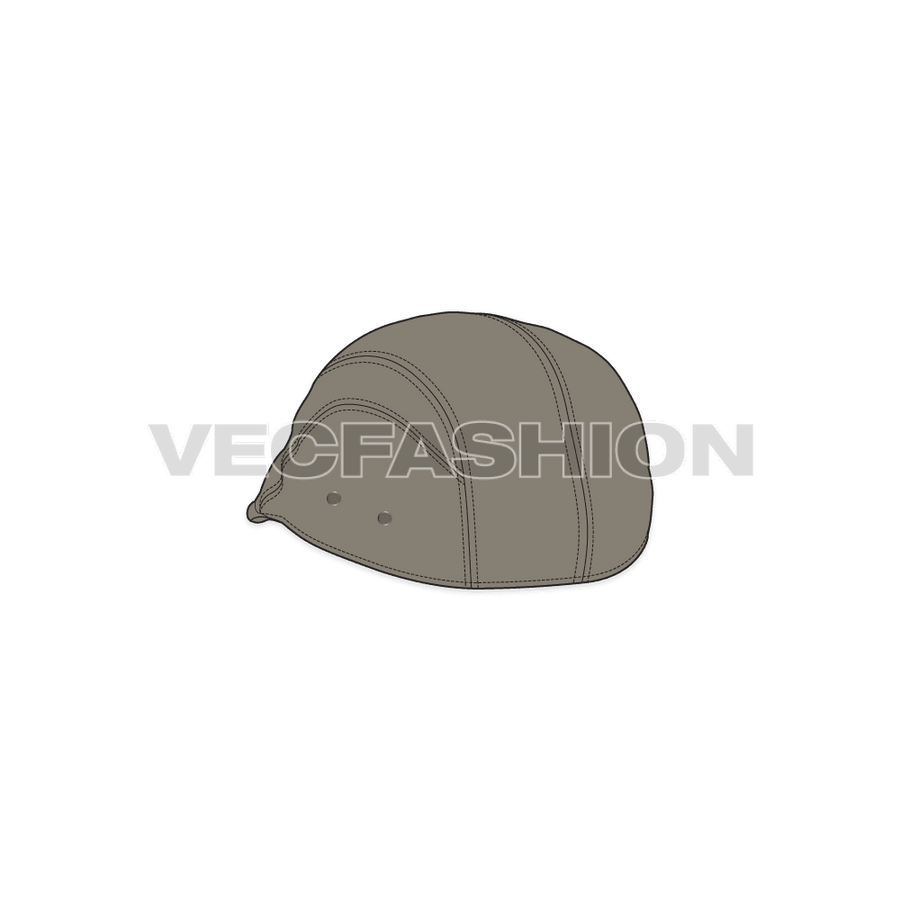 Classic Flat Cap Vector - VecFashion