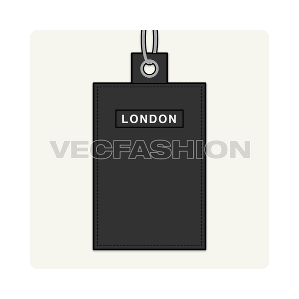 Luxury Leather Name Tag - VecFashion