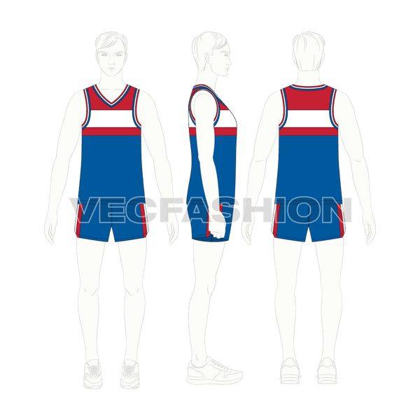 Mens Basketball Kit Vest and Shorts - VecFashion