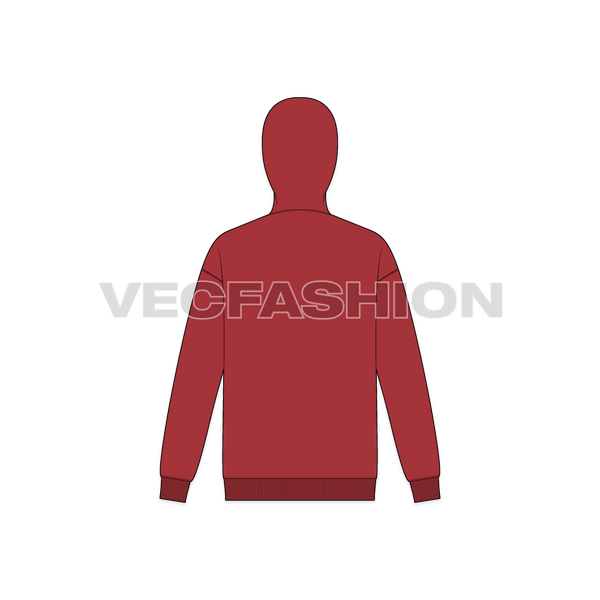 Men's Classic Hoodie Vector - VecFashion