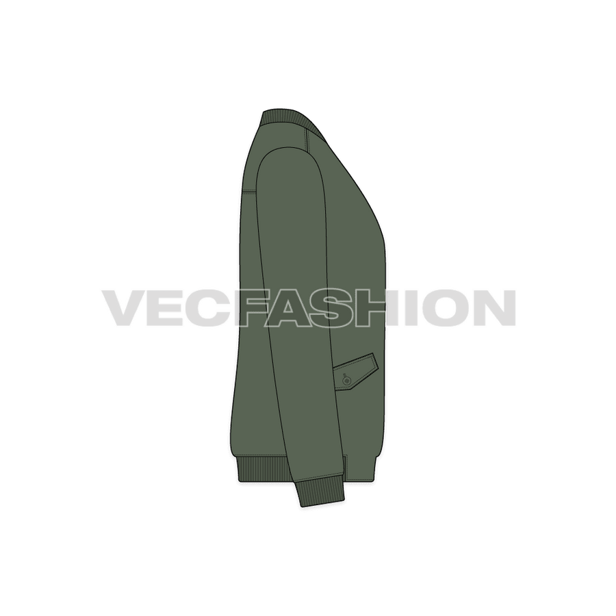 Mens Classic Vector Bomber Jacket - Craft Stylish Outerwear Creations ...