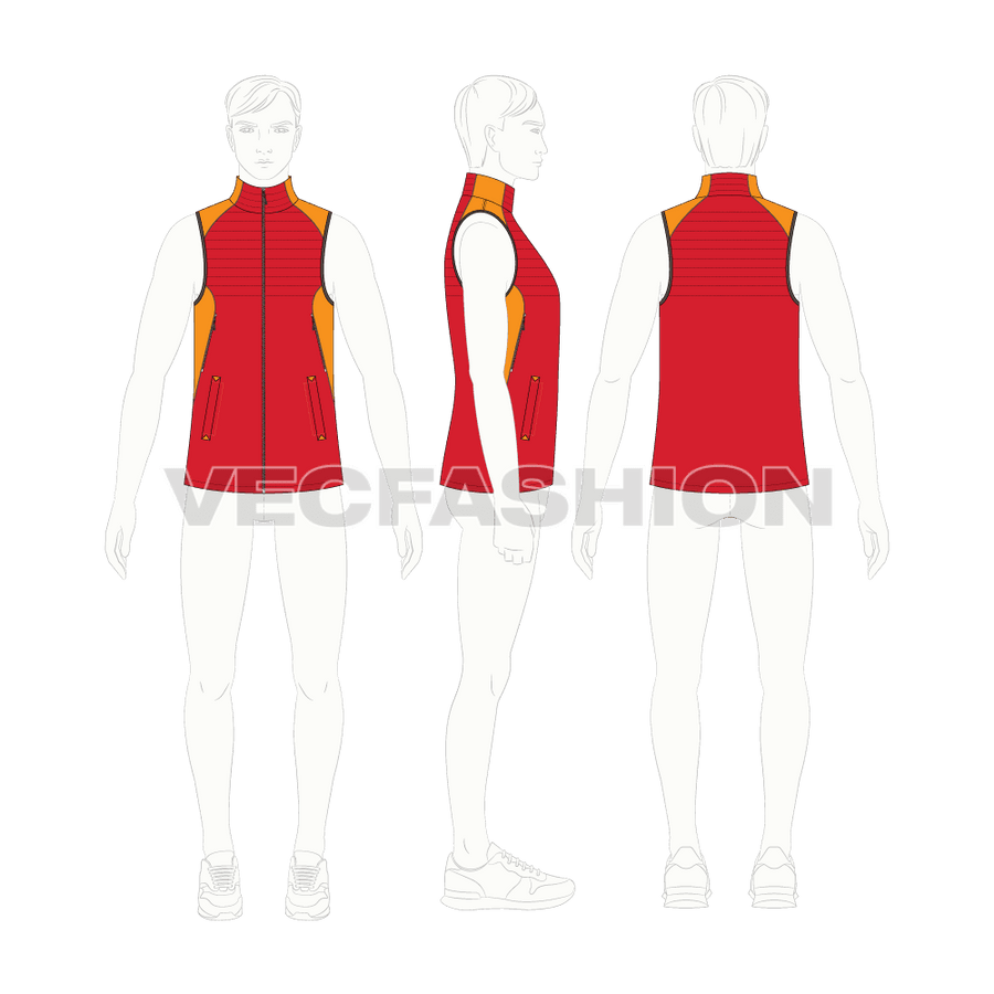Mens Climbing Vest Jacket - VecFashion