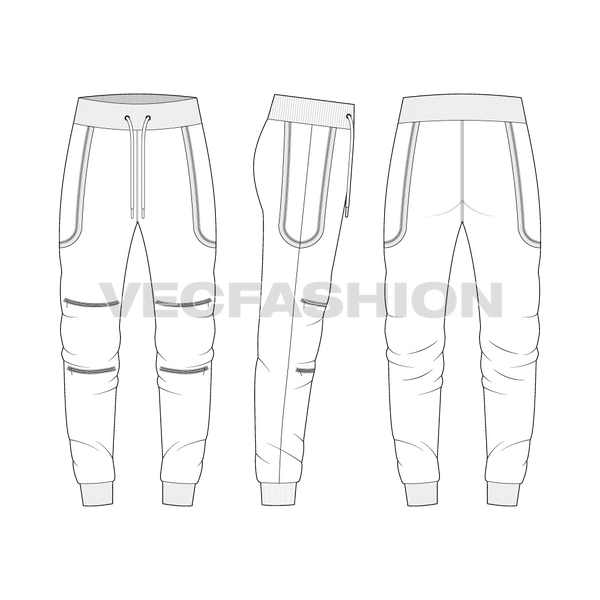 Men Color Blocked Sweatshirt Flat - VecFashion