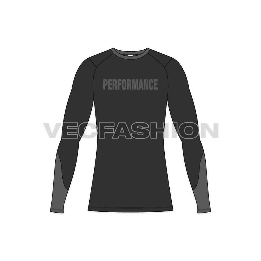 Mens Compression Tee - VecFashion