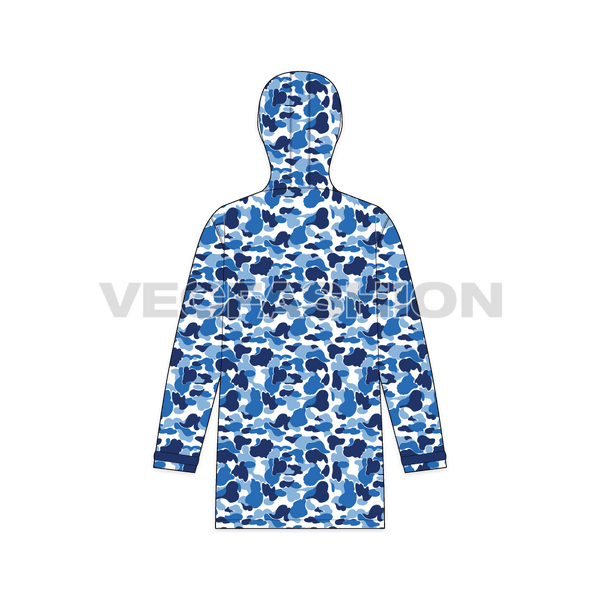 Mens Oversized Camo Jacket - VecFashion