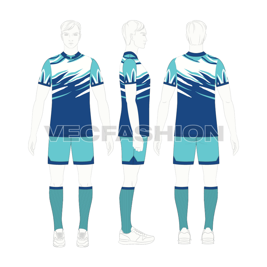 Mens Rugby Uniform Kit - VecFashion
