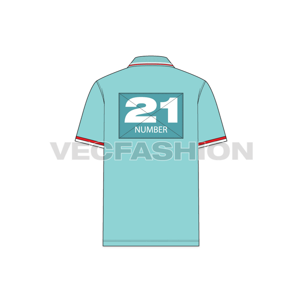 Mens Short Body Polo Shirt - VecFashion