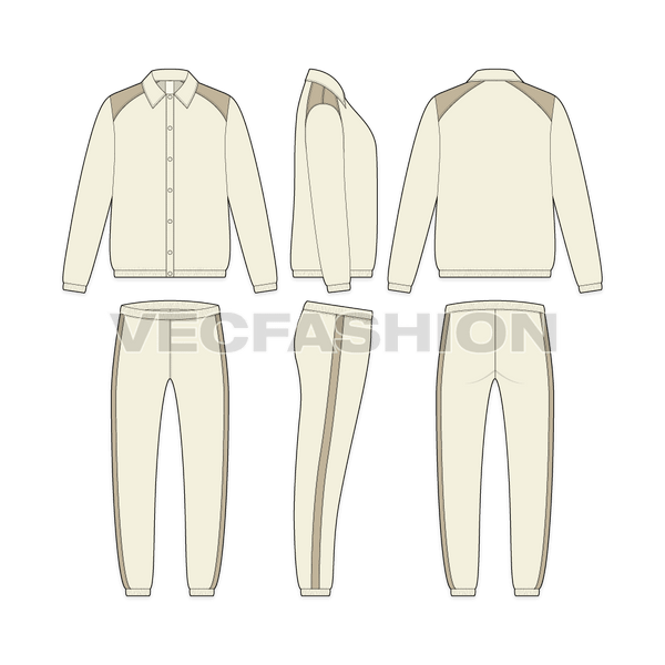 Mens Training Coach Set - VecFashion