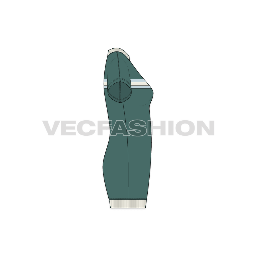 Women's Kimono Tunic Dress - VecFashion