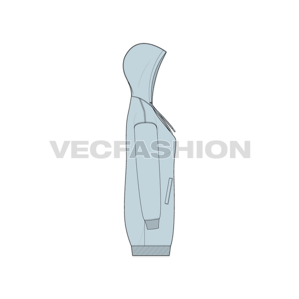 Women's Long Length Front Open Hoodie - VecFashion