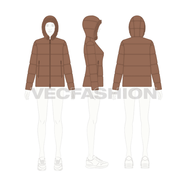 Women's Puffer Jacket - VecFashion