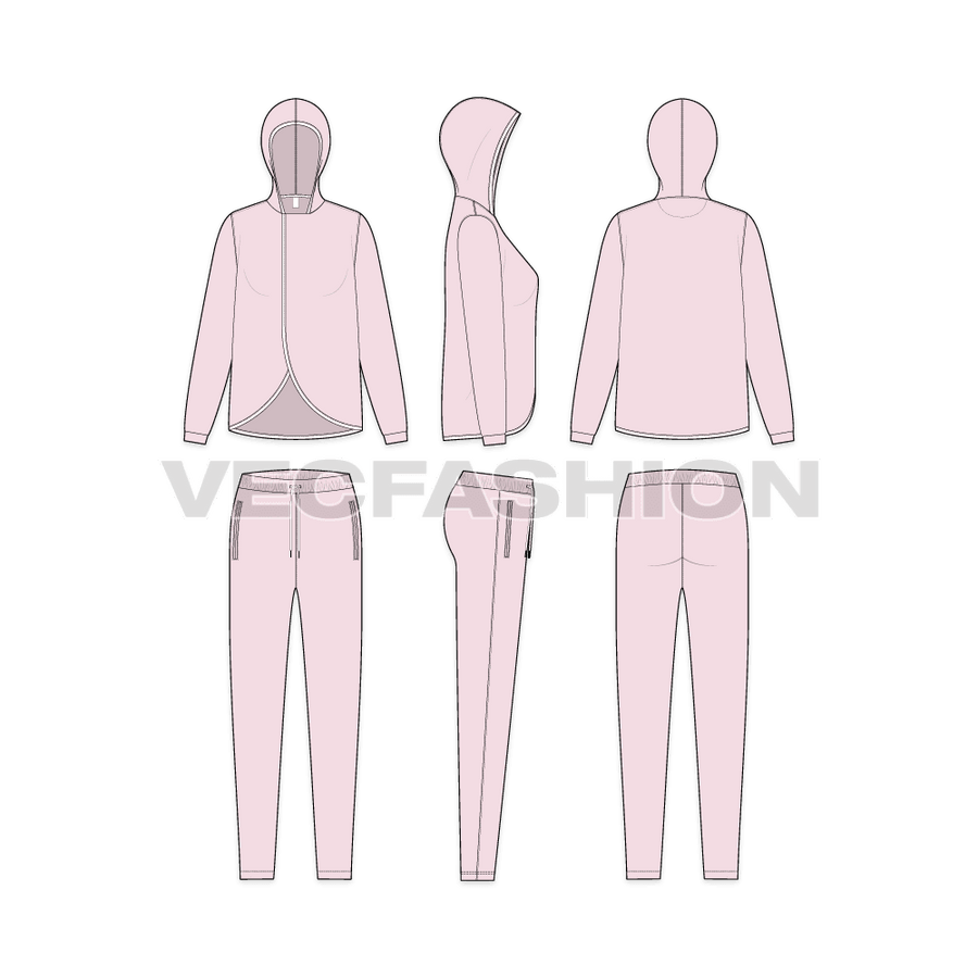 Women's Streetwear Tracksuit - VecFashion