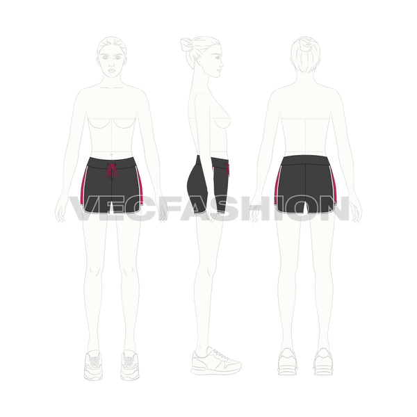 Women's Tech Shorts - VecFashion